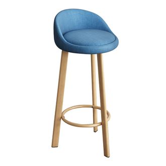 Generic Moderne Barhocker in Holzoptik - K&uuml;chen- und Esszimmerst&uuml;hle mit Metallgestell, ger&auml;uscharme, rutschfeste F&uuml;&szlig;e f&uuml;r die Inneneinrichtung