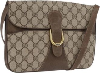 Gucci Sac bandouli&egrave;re GG Canvas Vintage Pre-owned - Femme - Pre-owned - Beige - Taille: ONE Size