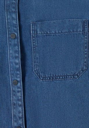 Cecil Klassische Bluse Washed Denim Look Blouse