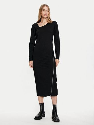 Karen by Simonsen Kleid für den Alltag Rebecca 10105100 Schwarz Slim Fit