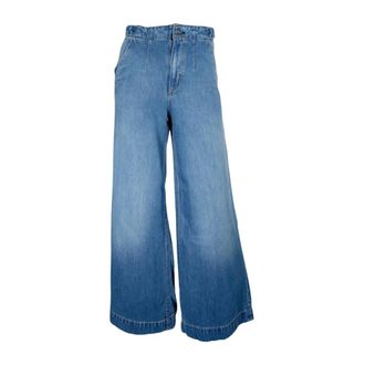 HUGO BOSS Zehyrus Wide Jeans - Femme - Jeans - Bleu - Taille: W24 L32