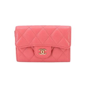 Chanel Porte-cartes daffaires Pre-owned - Femme - Pre-owned - Rose - Taille: ONE Size