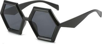 Generic Lunettes De Soleil Dext&eacute;rieur &Agrave; Monture Large For Hommes Et Femmes, Id&eacute;ales For La Conduite Les Trajets Domicile-travail(Black)