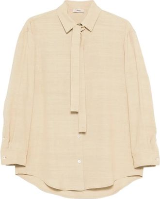 Herno Femme, Blouses et Chemises, Beige, Taille: 40 FR Shirt Herno