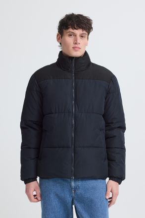Blend Steppjacke BLEND BHELWIN COLORBLOCK JKT., Herren, Gr. XXL, schwarz (salute), Web, Obermaterial: 100% Polyester, unifarben mit Farbeinsatz, regular fit