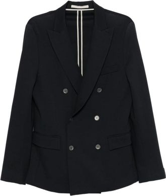 Paolo Pecora Homme, Vestes, Bleu, Taille: M Blazer Doppiopetto