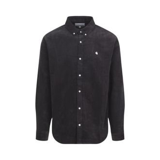 Carhartt Work in Progress Madison Feinkordhemd - - Shirts - Herren - Grau - S