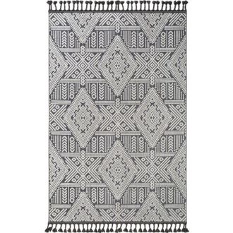 benuta Benuta - neuwertig] Teppich Laila Wohnzimmerteppich Polyester Schwarz 155x230cm B-Ware