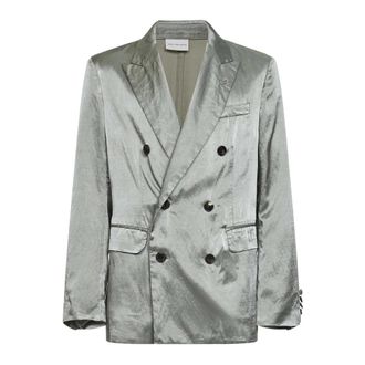Dries Van Noten Doppelreihiger Blazer - - Jackets - Herren - Gr&uuml;n - L