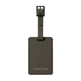Horizn Studios Luggage Tag in Dark Olive - Luggage Accessories - 6x9cm - 0.03kg - 2-Year Warranty