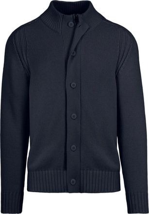 Bomboogie Homme, Pulls, Bleu, Taille: L Cardigan Boutonn&eacute; en Maille Simple