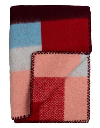 Roros Tweed Mikkel - Wolldecke aus norwegischer Lammwolle - Design von Kristine Five Melv&aelig;r - Deckenma&szlig;e: 135 x 200 cm