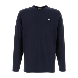 Autry Dunkelblaues Baumwoll T-Shirt - - Tops - Herren - Blau - M