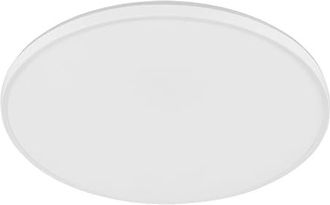 Eglo LED Deckenleuchte Crespillo, 1 flammige Aufbauleuchte aus Stahl und Kunststoff, Deckenlampe in Weiß, LED Aufbaulampe neutralweiß, Ø 31,5 cm