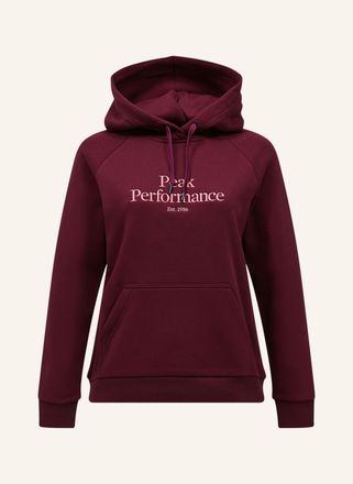 Peak Performance Hoodie rot