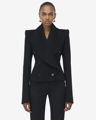 Alexander McQueen Cabanjacke mit Oversized-Revers - Item 818831QKAA41000