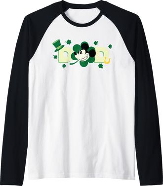 Disney St. Patricks Day Dad Gift Lucky Matching Trip Raglan