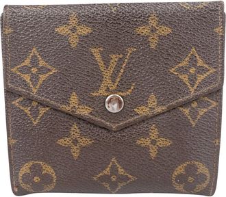 Louis Vuitton Portemonnaie - Louis Vuitton Canvas Monogram Elise Wallet - Gr. unisize - in Braun - für Damen