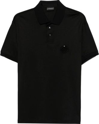 Emporio Armani Logo-patch Polo Shirt