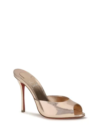 Christian Louboutin Womens Me Dolly Mules Leche-Lin Leche Sandal Leche/lin