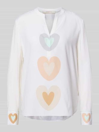 Herzen&rsquo;s Angelegenheit Relaxed Fit Tunika-Bluse mit Allover-Motiv-Print