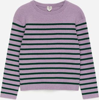 Arket Gerippter Pullover -Gr&uuml;n