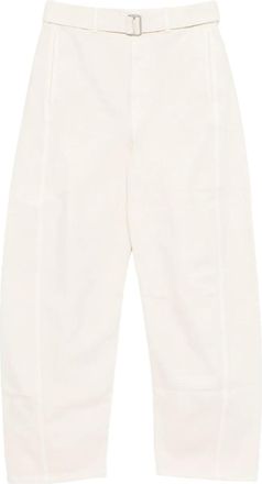 Christophe Lemaire jean à taille ceinturée - Tons neutres