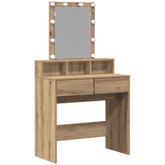 vidaXL Coiffeuse ch&ecirc;ne artisanal 80 x 41 x 144,5 cm Bois ding&eacute;nierie Vidaxl