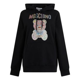Moschino Damen, Sweatshirts & Hoodies, Schwarzk, XSGr&ouml;&szlig;e