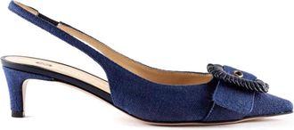 Roberto Festa Milano Femme, Chaussures, Bleu, Taille: 38 EU Vega Slingback