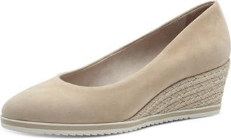 Tamaris Escarpins compensés pour Femme, Chaussures à Talons pour Femme, Semelle intérieure Touchit, Beige Nude., 38 EU