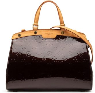 Louis Vuitton Hobo Bags - Monogram Vernis Brea MM - Gr. unisize - in Orange - f&uuml;r Damen