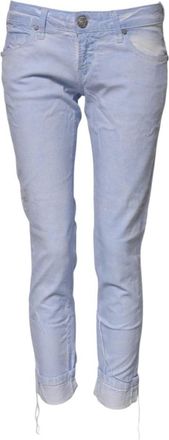 Acht Acht, Femme, Jeans, Bleu, Taille: W26 Jean Skinny Taille Basse en Denim