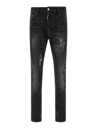 Dsquared2 Straight Leg Jeans - Schwarz