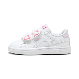 Puma Puma Puma Smash 3.0 Badges V INF, Weiblich Sneaker, Puma White-Magic Rose-Lilac Frost