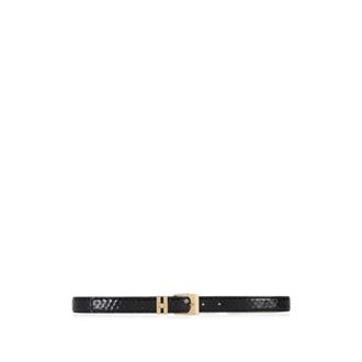 Elisabetta Franchi Lederg&uuml;rtel - - Accessories - Damen - Schwarzk - S