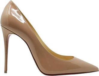 Christian Louboutin Hohe Schuhe - Nude Patent Kate Pumps - Gr. 36,5 (EU) - in Braun - für Damen