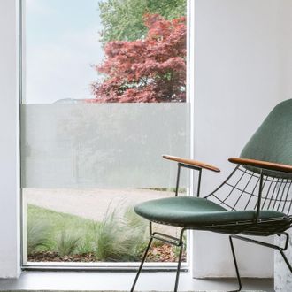 Madéco Fensterfolie Textilfolie Blickdicht Grau L45 x H cm