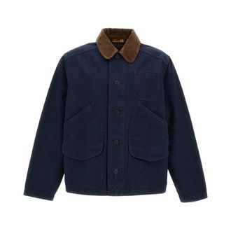 Filson Homme, Vestes, Bleu, Taille: L Veste dext&eacute;rieur en toile