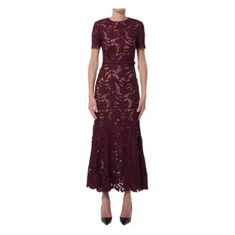 Self Portrait Maxi Kleider - - Dresses - Damen - Rot - XS