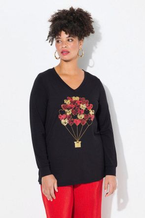 Miamoda T-Shirt Langarmshirt Classic Fit Luftballons