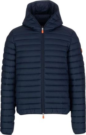 Save The Duck Homme, Vestes, Bleu, Taille: 2XL Veste Homme en Nylon Bleu Fonc&eacute;