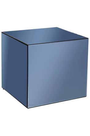 MID.YOU Mid.you Couchtisch, Schwarz, Glas, Holzwerkstoff, quadratisch, 40x40x40 cm, Wohnzimmer, Wohnzimmertische, Couchtische