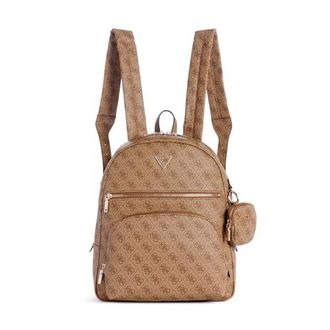 Guess Grand sac &agrave; dos Power Play pour femme, Logo latte, taille unique