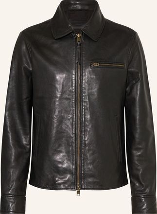 AllSaints Allsaints Lederjacke Miller schwarz