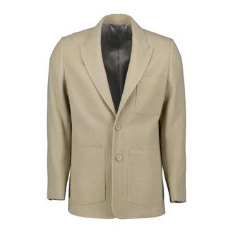 Dior Homme, Vestes, Beige, Taille: S Blazer en laine à revers pointus