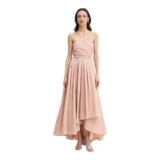 Pinko Pinko, Femme, Robes, Beige, Taille: 38 FR Robe Dattero en taffetas