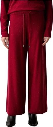Joseph Ribkoff Pantalon large - Femme - Pantalons - Rouge - Taille: 40 FR