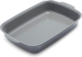 GreenPan Premiere Ovenware Gesunde Keramik-Backform, antihaftbeschichtet, rechteckig, 33 x 22,9 cm, Aluminiumguss, verwindungsfrei, ofen- und grillfest bis 200