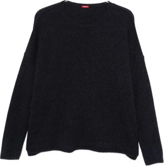 Apuntob Pull col rond P1890 - Femme - Pulls - Bleu - Taille: 34 FR